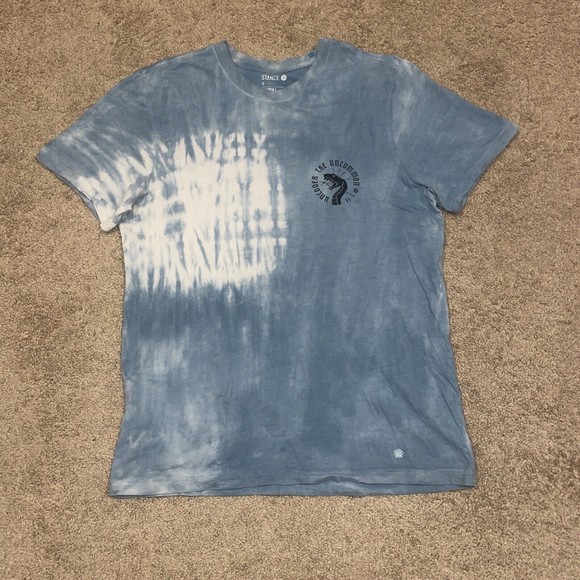 Stance | Shirts | Stance Mens Uncover The Uncommon Cobra Blue Tie Dye T ...
